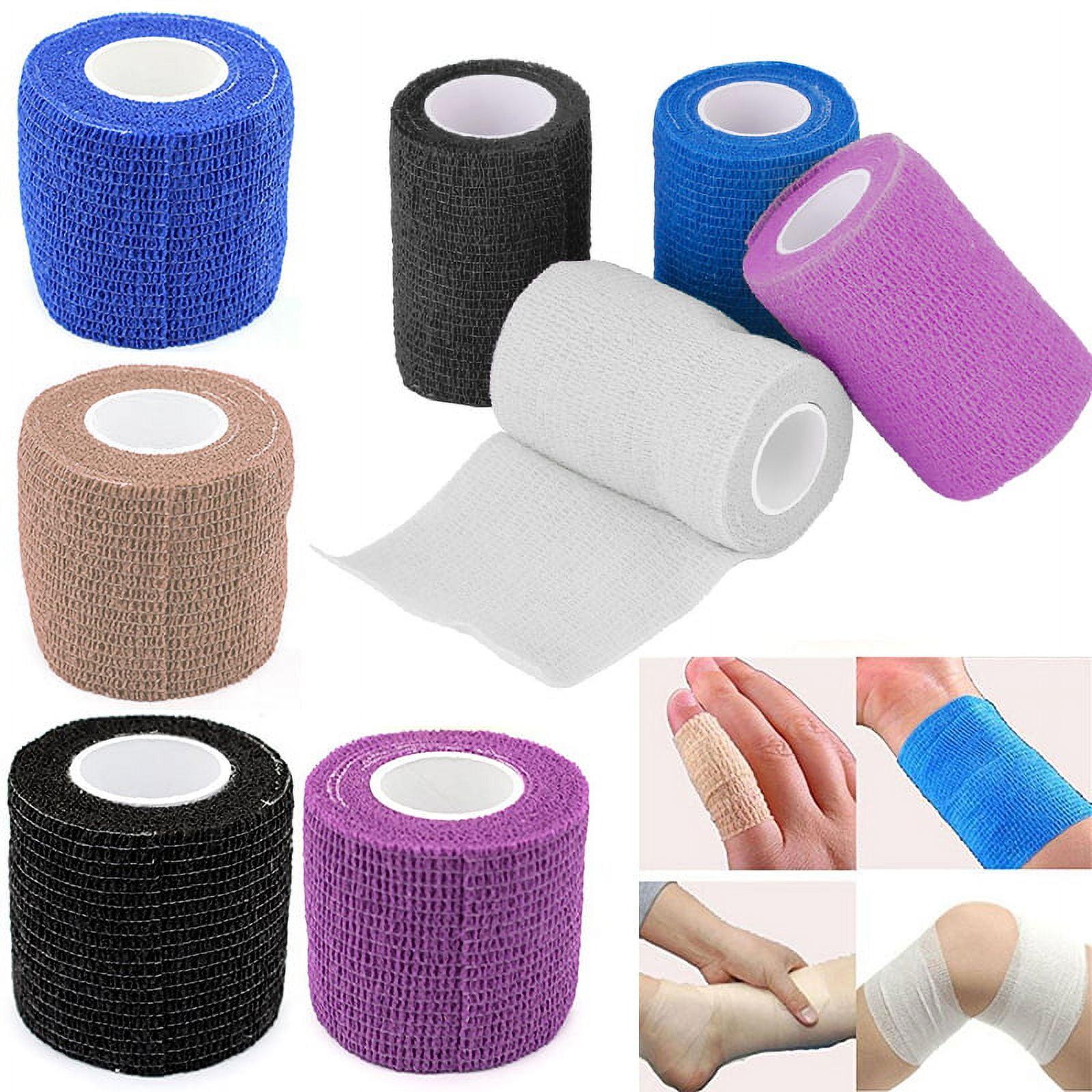 Self-Adhesive Elastic Bandage First Aid Medical Health Care Treatment ...