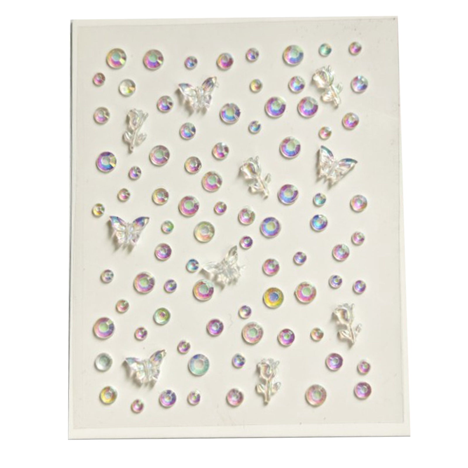 Self-Adhesive Face Rhinestone Makeup Supplies Sparkling Non-Irritation ...