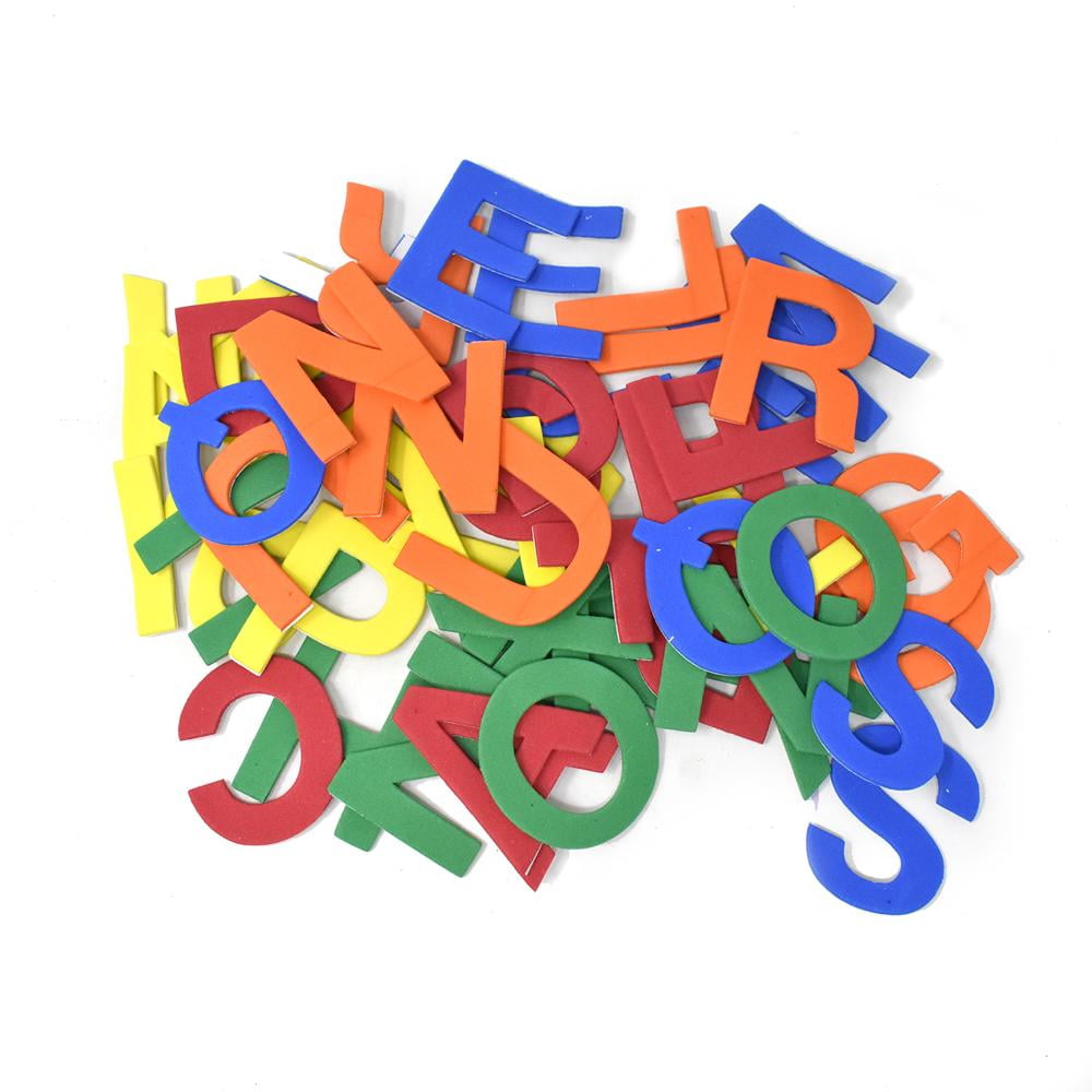 Self Adhesive Foam Fun Letters, 52-Piece - Walmart.com
