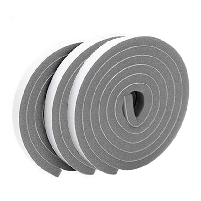 Self-Adhesive Foam Sealing Strip for Doors and Windows, 3 Rolls, 2M ...