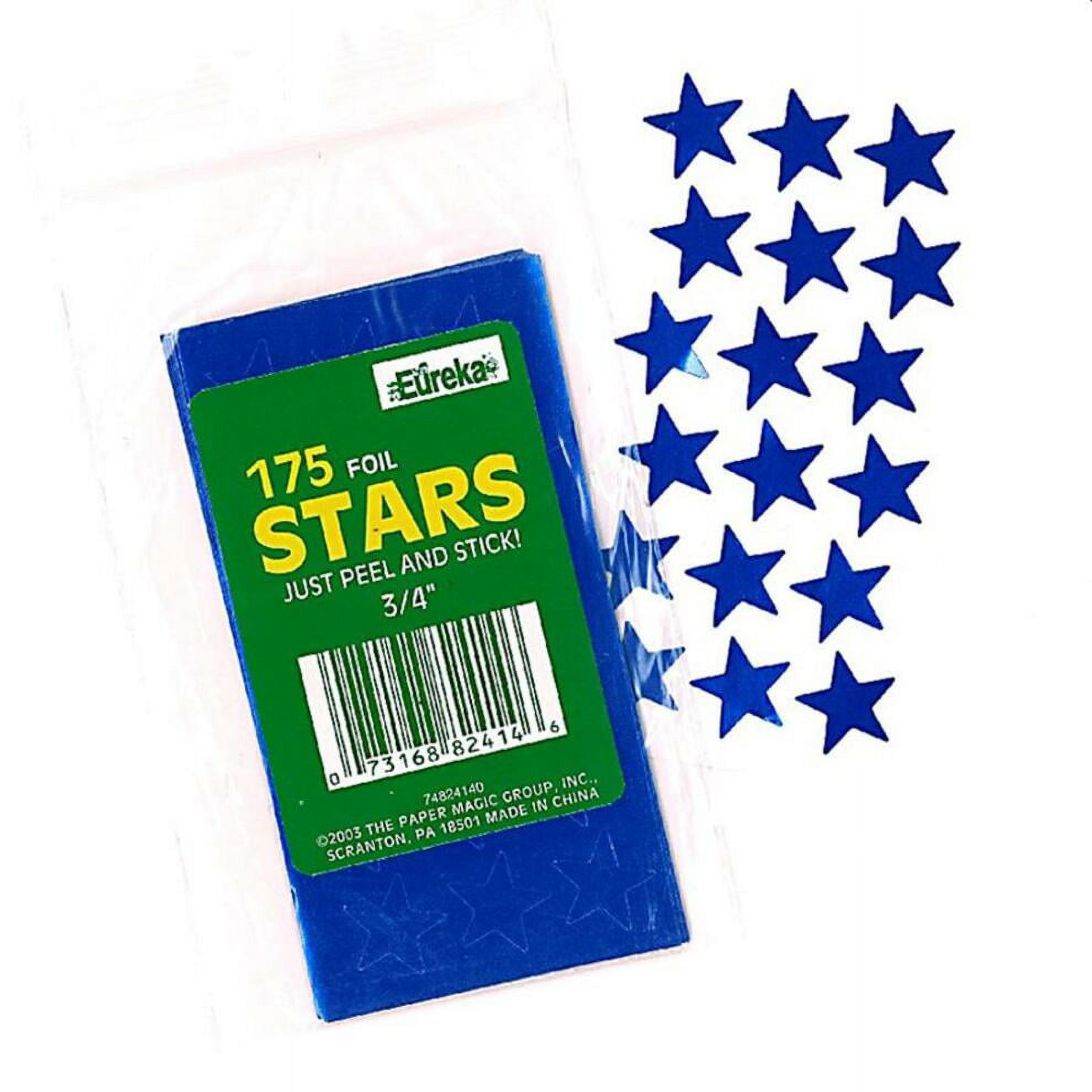 Self-Adhesive Foil Star Stickers - Walmart.com