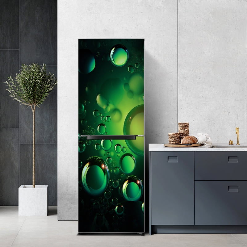 Self Adhesive Fridge Door Mural Sticker, Peel and Stick Removable ...