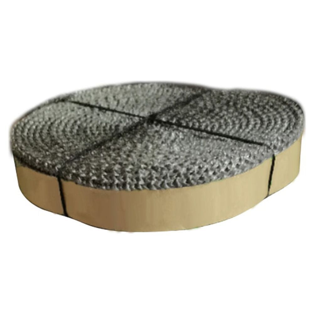 Self Adhesive Glass Seal Stove Fire Rope 5 Meters Long Black Flat Stove ...