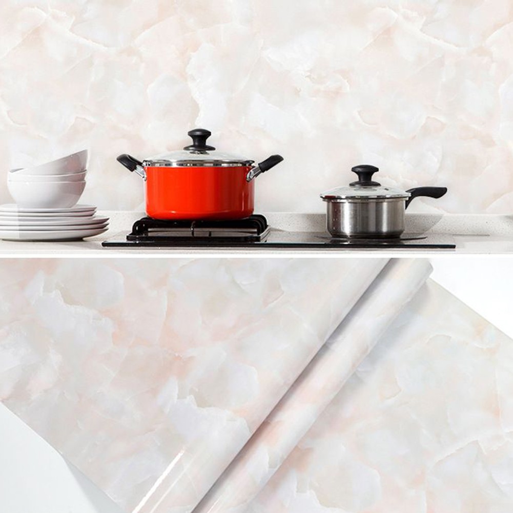 Self Adhesive Gorgeous Marble Waterproof Sticker Bathrooms Kitchen ...