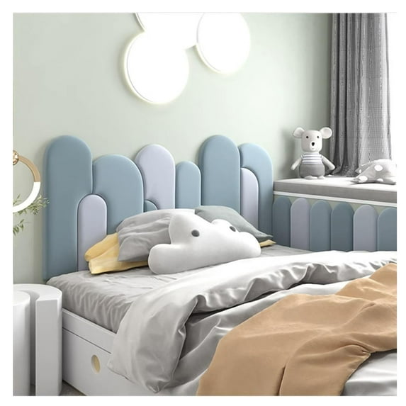 Self-Adhesive Headboard,Peel and Stick Headboard, Headboard Panels for Wall, 3D Anti-collision ...