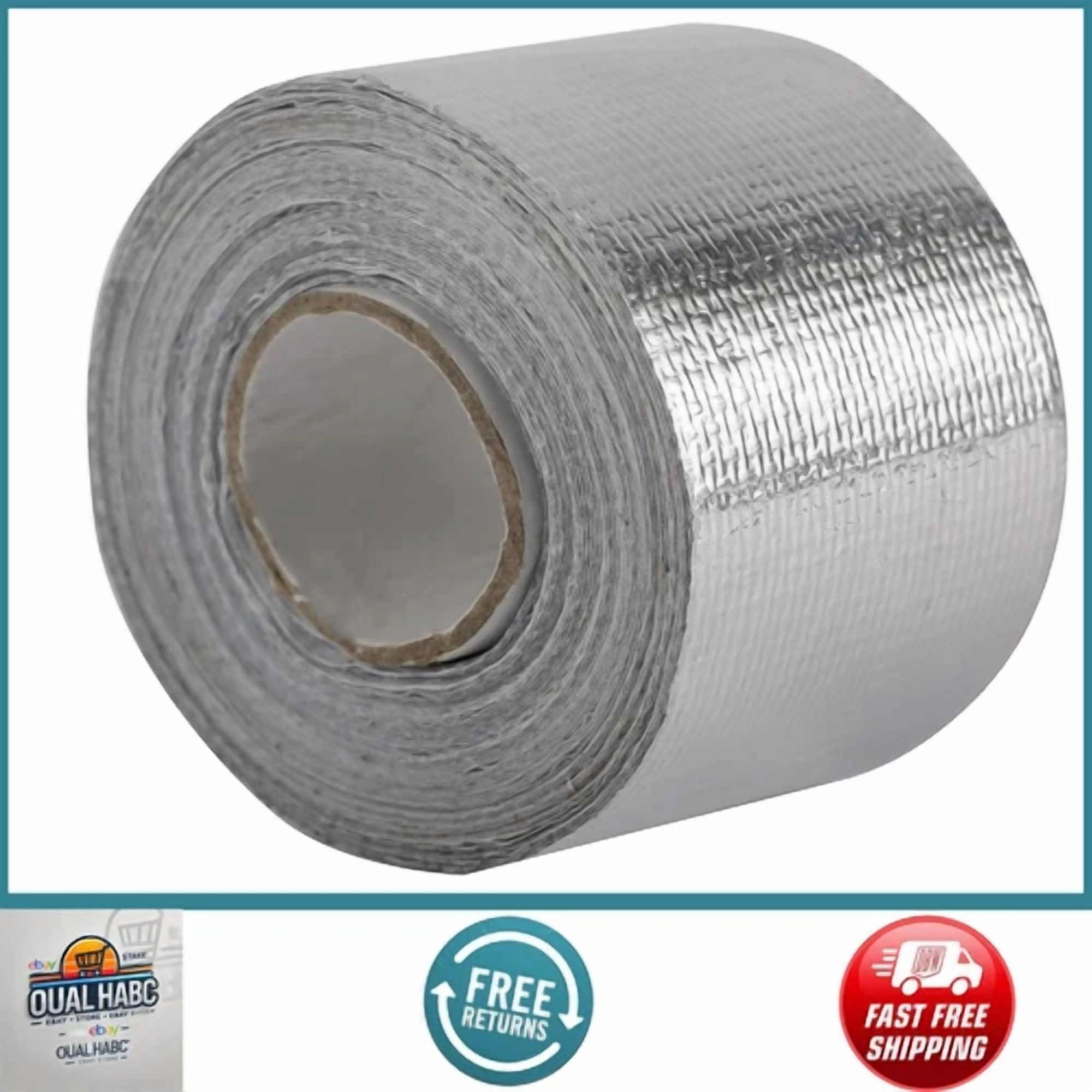 Self-Adhesive Heat Reflective Tape -Fiberglass High Temp Shielding(1.5 ...
