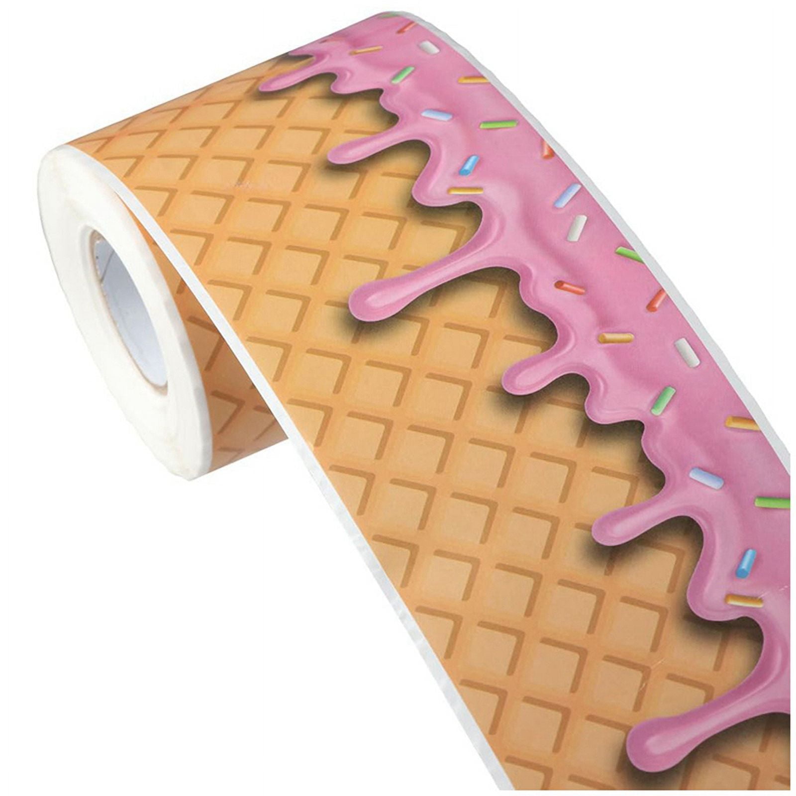 Self-Adhesive Ice Cream 65.6Ft Bulletin Board Border Bulletin Board ...