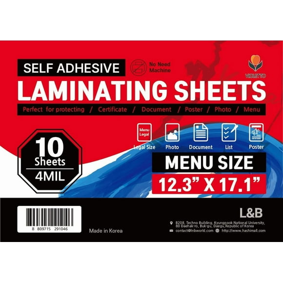 Avery Self Adhesive Laminating Sheets
