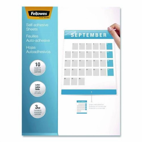 Avery Self Adhesive Laminating Sheets