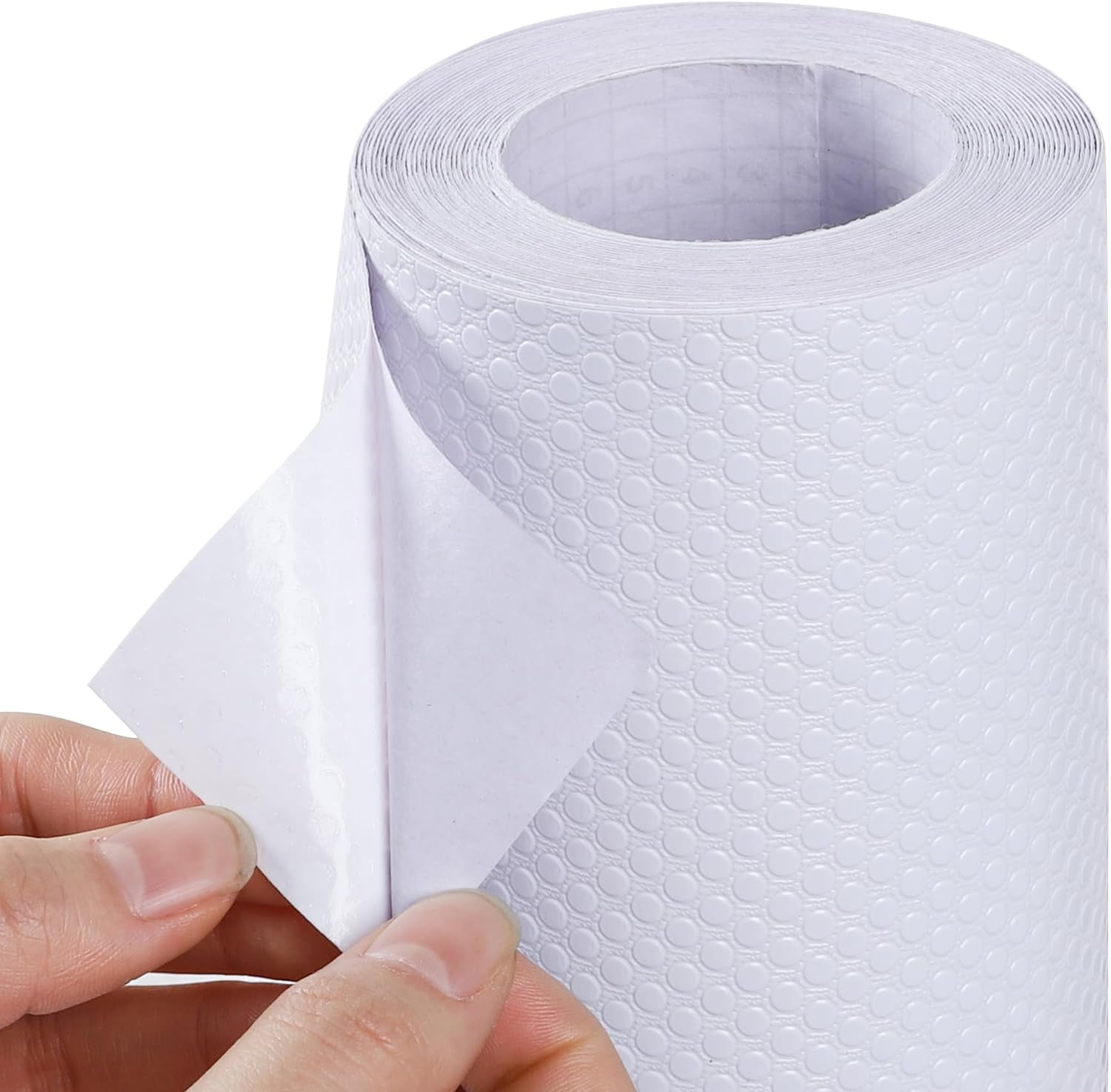 Self-Adhesive Large Cabinet Shelf Liner: Peel and Stick White Contact ...