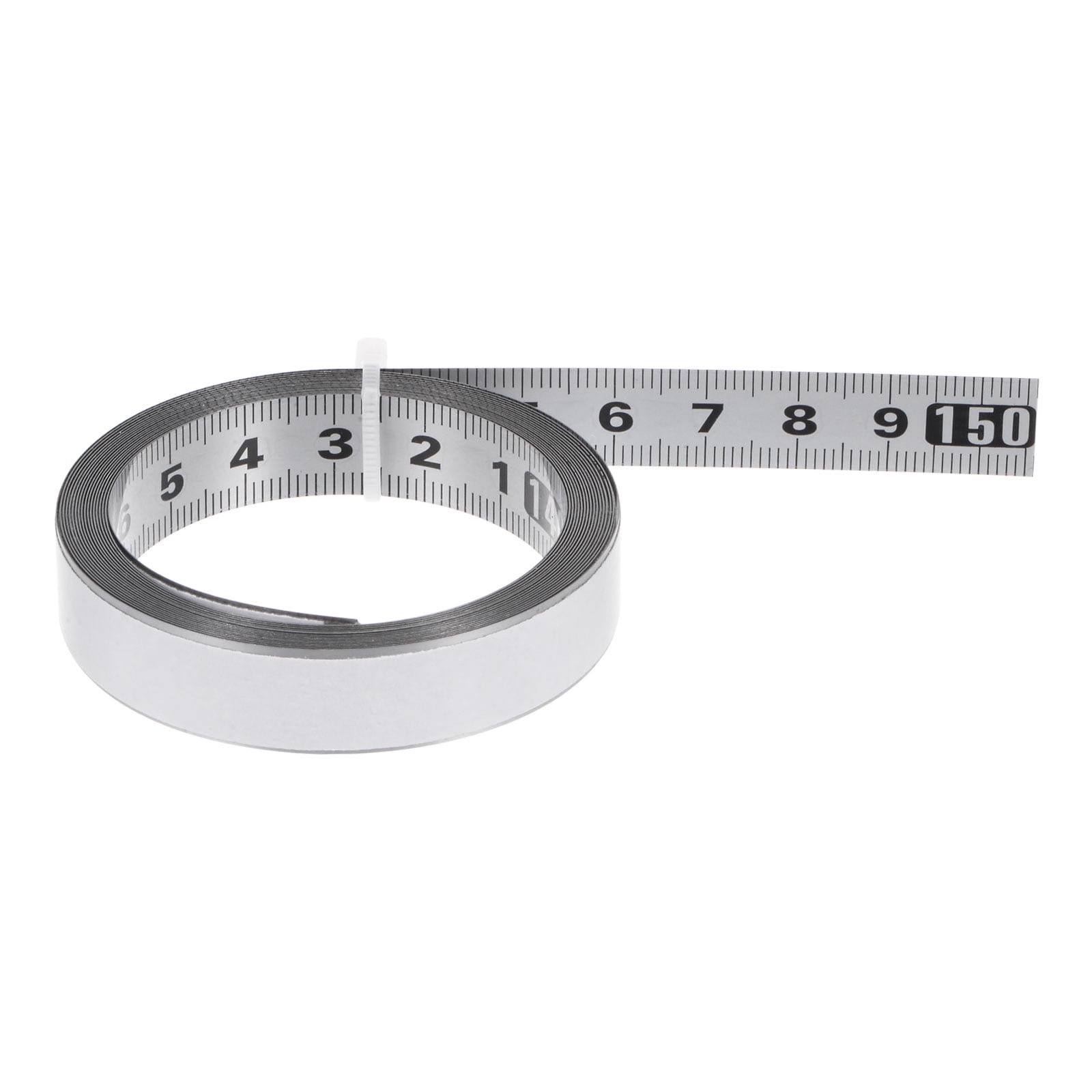 Self-Adhesive Measuring Tape 150cm Stainless Steel Metric Middle to ...