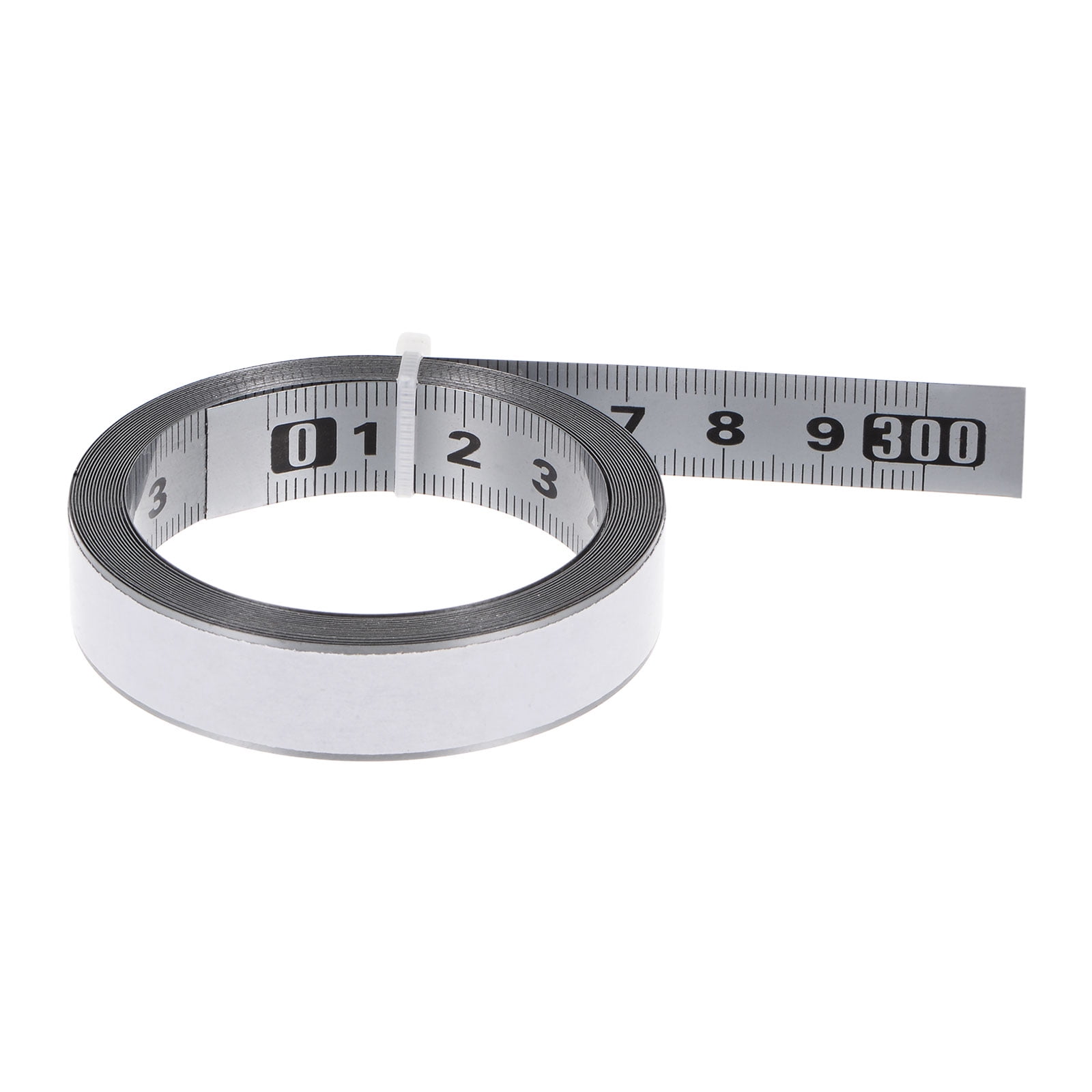 Self-Adhesive Measuring Tape 300cm Stainless Steel Metric Left to Right ...