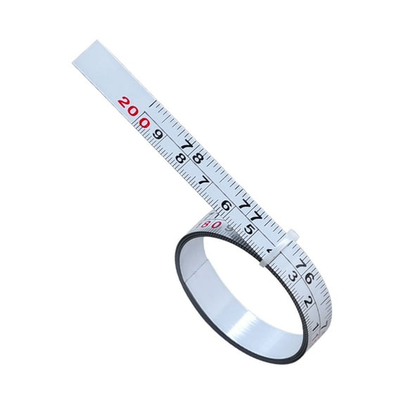 Self-Adhesive Measuring Tape Inch and Metric Double Scale Workbench ...