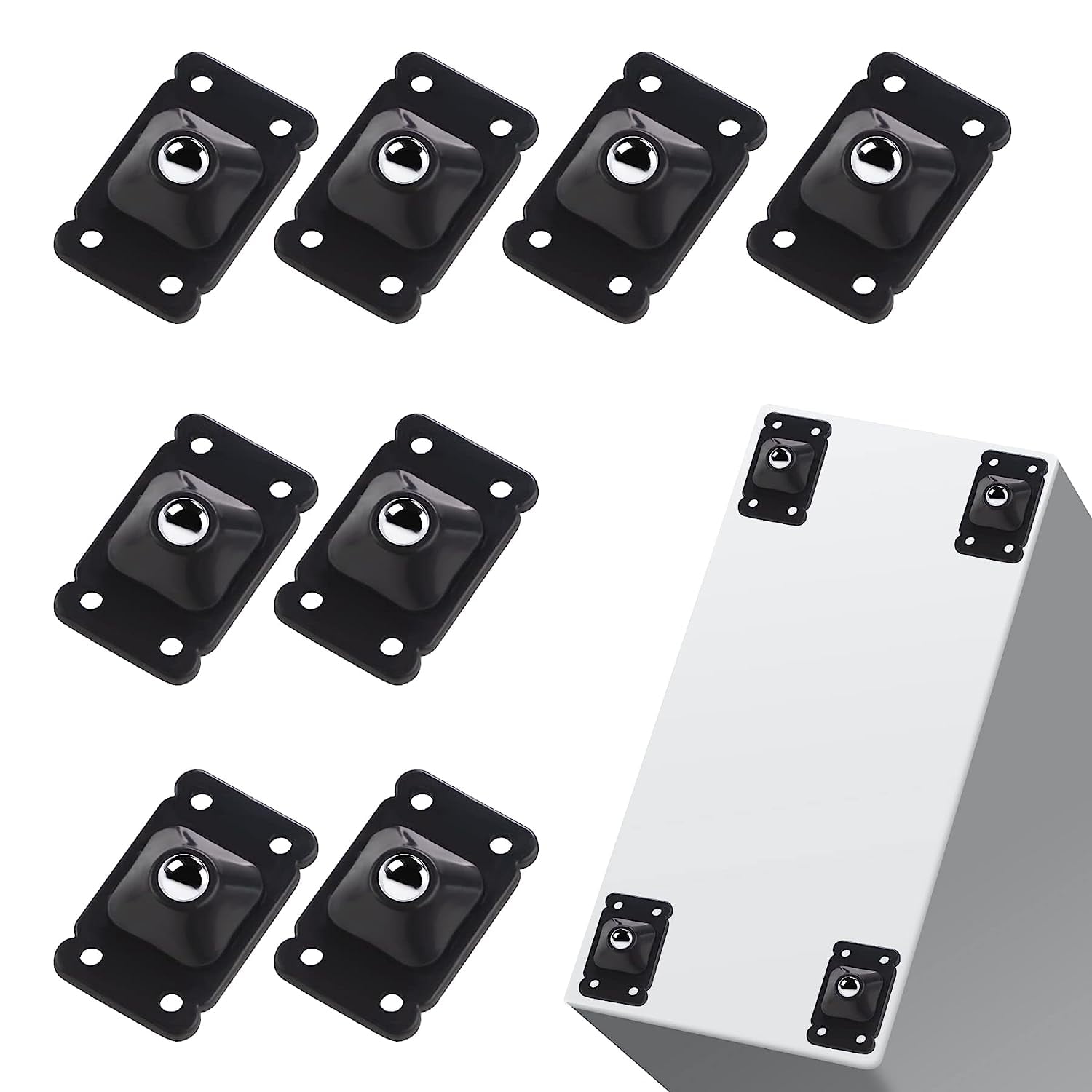 Self Adhesive Mini Caster Wheels, Appliance Wheels Swivel Paste ...