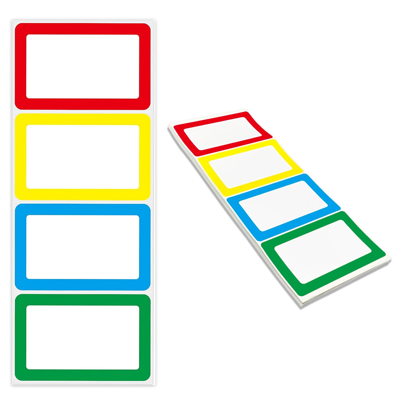 Self-Adhesive Name Badge Labels, Non-Toxic Eco-Friendly Material ...