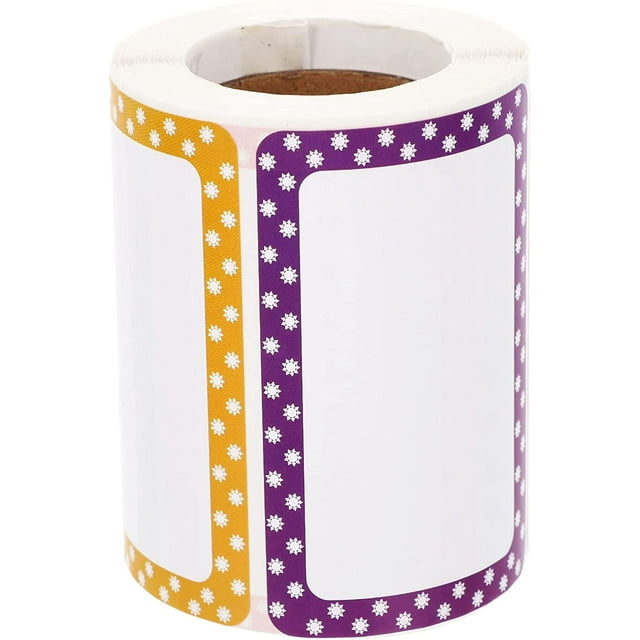Self Adhesive Name Labels Decorative Name Tag Stickers Writable for ...
