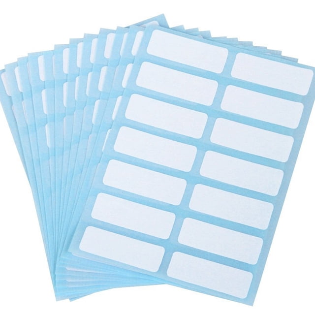 Self Adhesive Name Sticker Classification Label Blank Lable Stickers ...