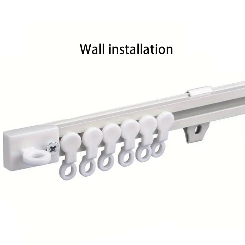 Self Adhesive Or Perforated Dual-purpose Curtain Track Ceiling Or Wall ...