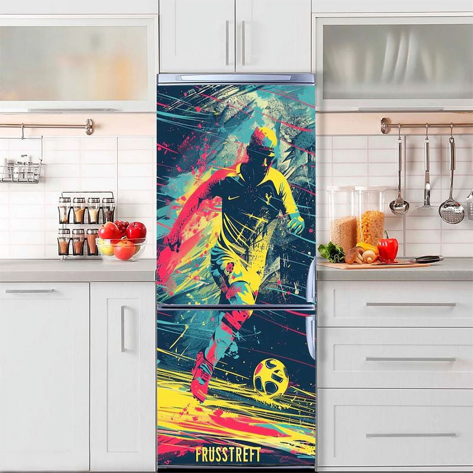 Self-Adhesive PVC Door Mural Sticker, Peel and Stick Removable ...