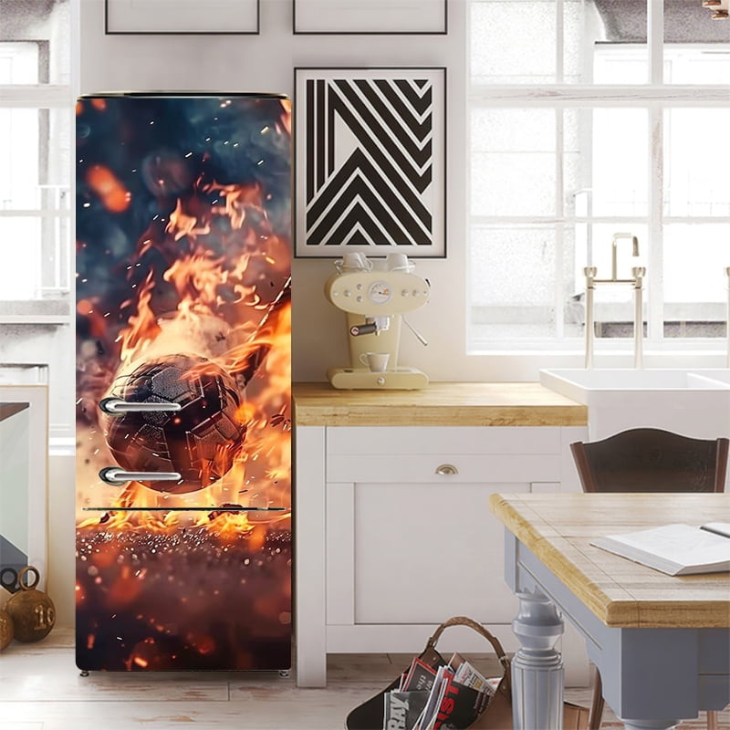 Self-Adhesive PVC Door Mural Sticker, Peel and Stick Removable ...