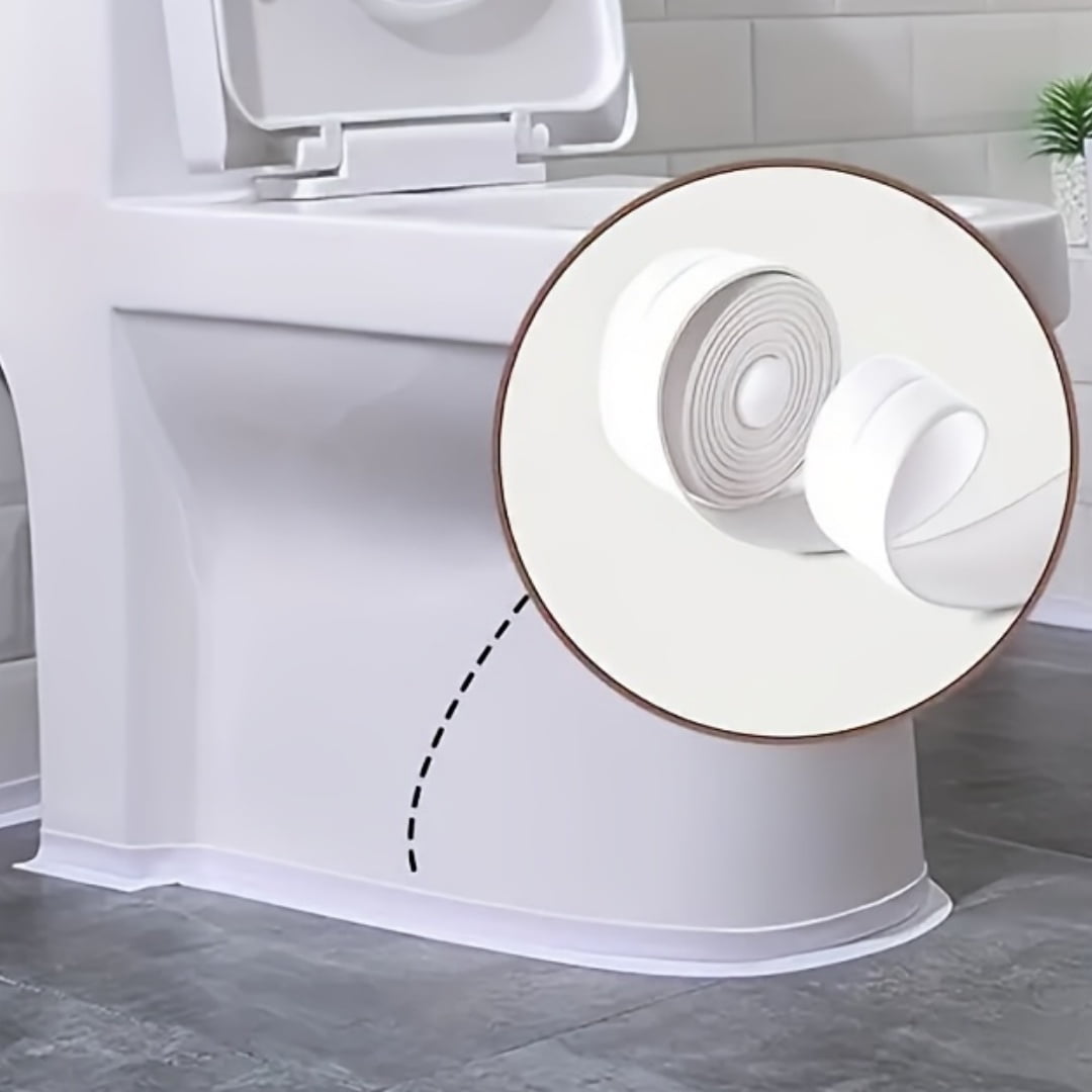 Self - Adhesive PVC Waterproof & Mildewproof Tape - 3.2m Long, 2.2cm ...