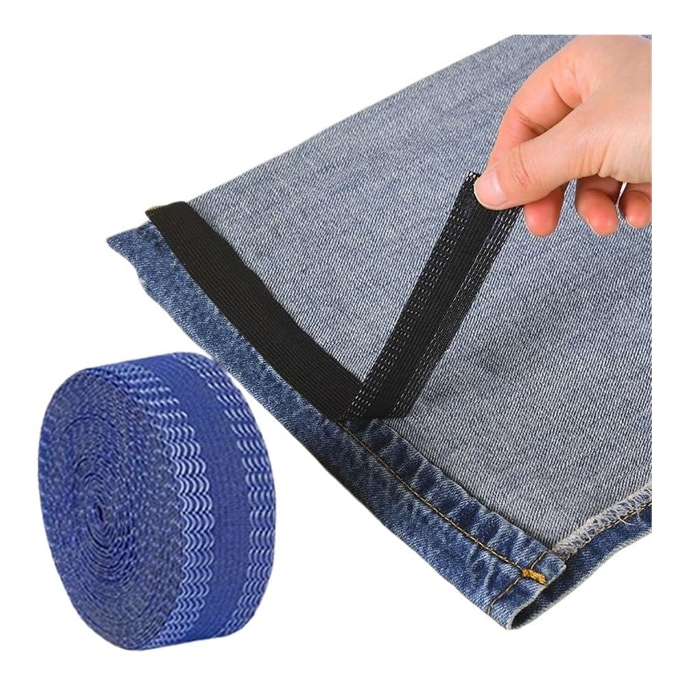 Self-Adhesive Pants Hem Iron-on Hem Pants Edge Shorten Tape Trousers Mouth Paste Fabric Jeans ...
