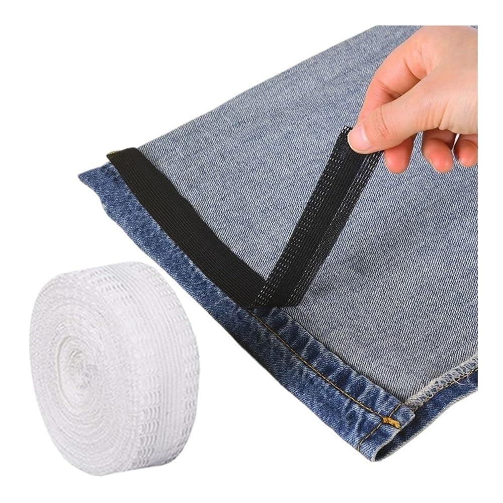 Self-Adhesive Pants Hem Iron-on Hem Pants Edge Shorten Tape Trousers Mouth Paste Fabric Jeans ...