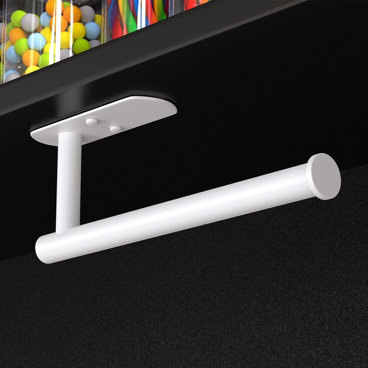 Self Adhesive Paper Towel Holder Under Cabinet Mount, Wall Mounted ...