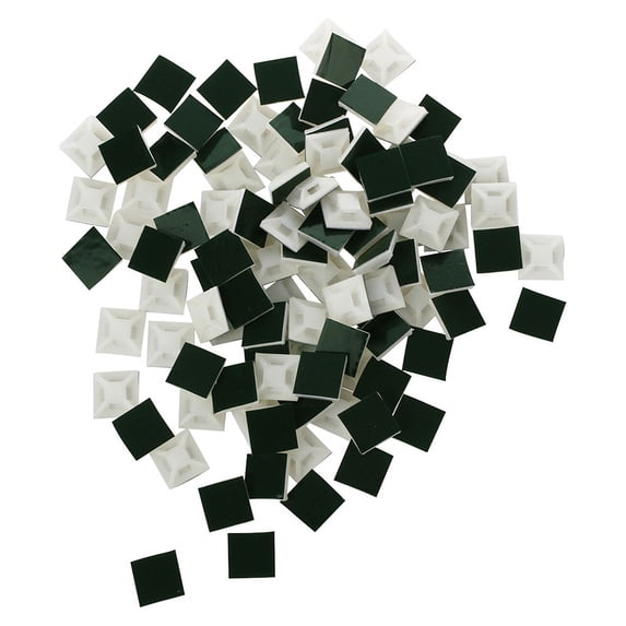 Self-Adhesive Plastic Wire Bundle Holder 3mm Cable Tie Mount Base ...