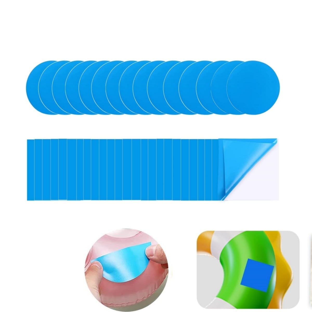 Self-Adhesive Pool Patches,QZS Self-Adhesive PVC Pool Patch Repair Kit ...
