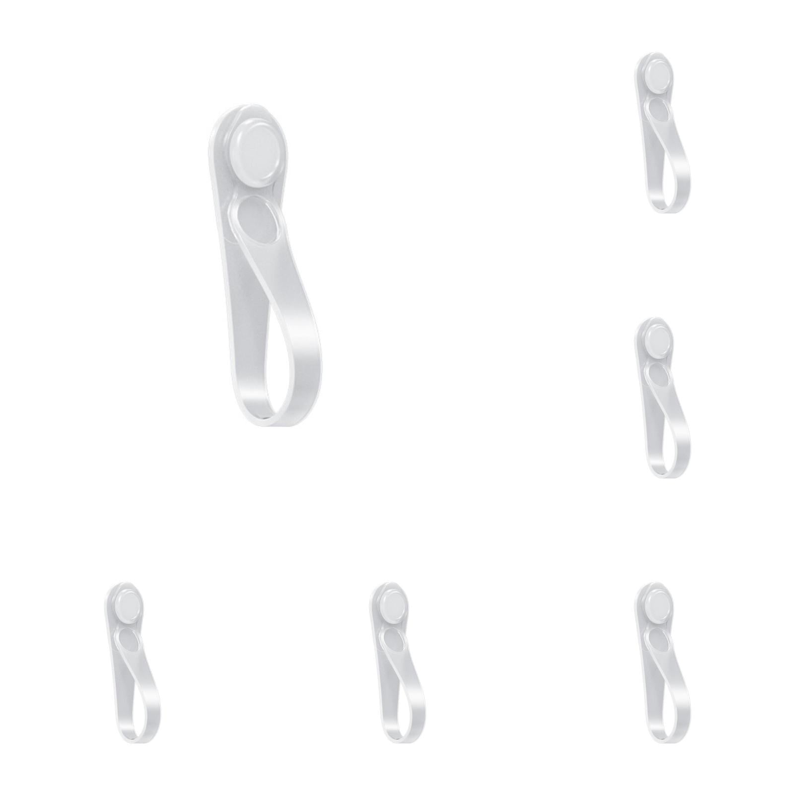 The Self-Adhesive Power Cord Is Fixed With A Transparent White Buckle ...