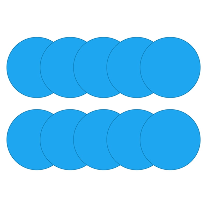 Self-Adhesive Repair Patches for Swimming Pools, Pack of 10 PVC Pool ...