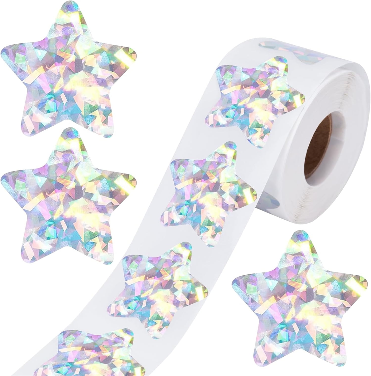 Self Adhesive Reward Stickers,Happon 500Pcs Glitter Star Stickers,0 ...