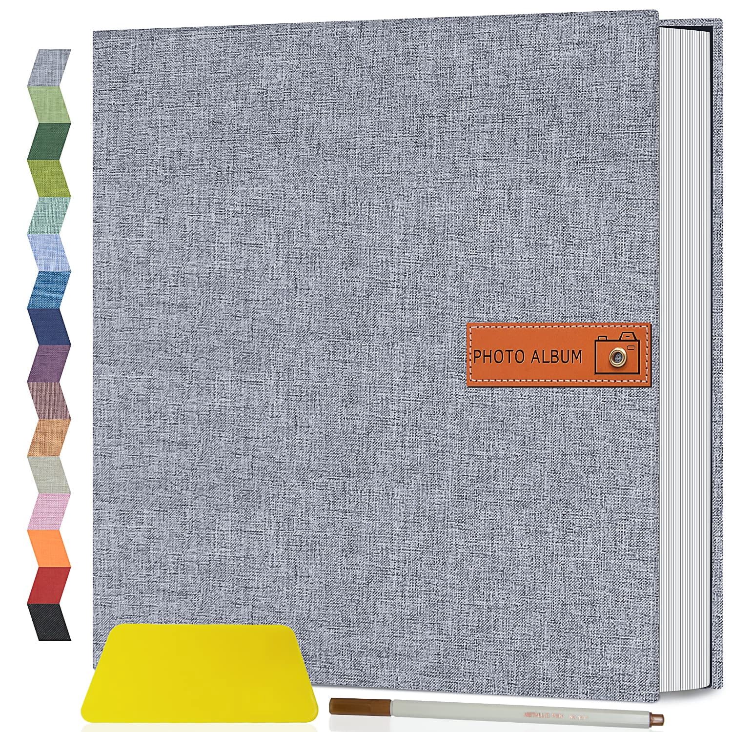 Self Adhesive Scrapbook Album 4x6 5x7 8x10 Photos, Large DIY Picture ...
