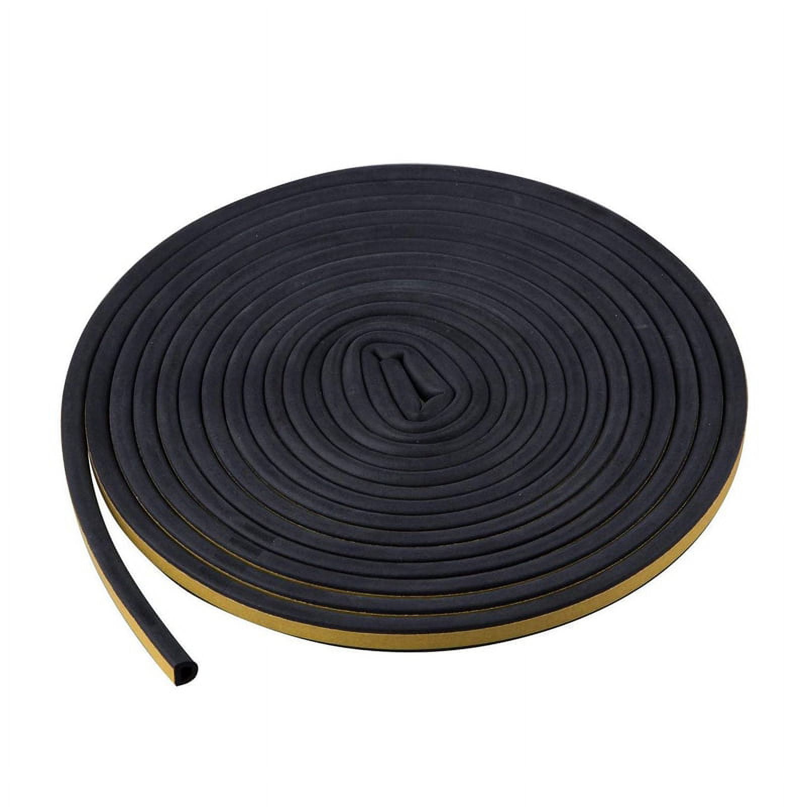 Self Adhesive Sealing Strip Door Insulation Strip 5M Black D Shaped Car ...