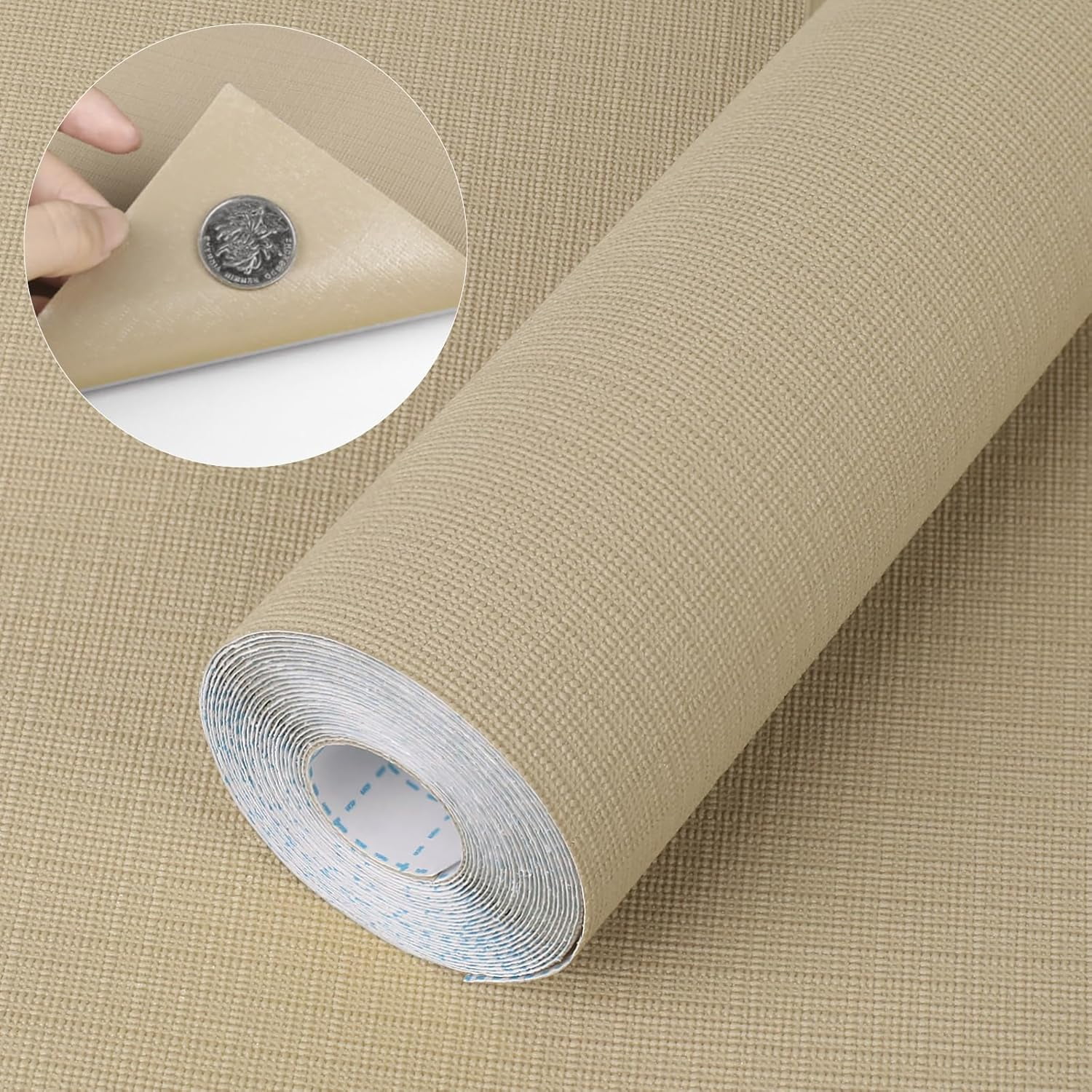 Self Adhesive Shelf Liner, Peel and Stick Drawer Liner Waterproof ...