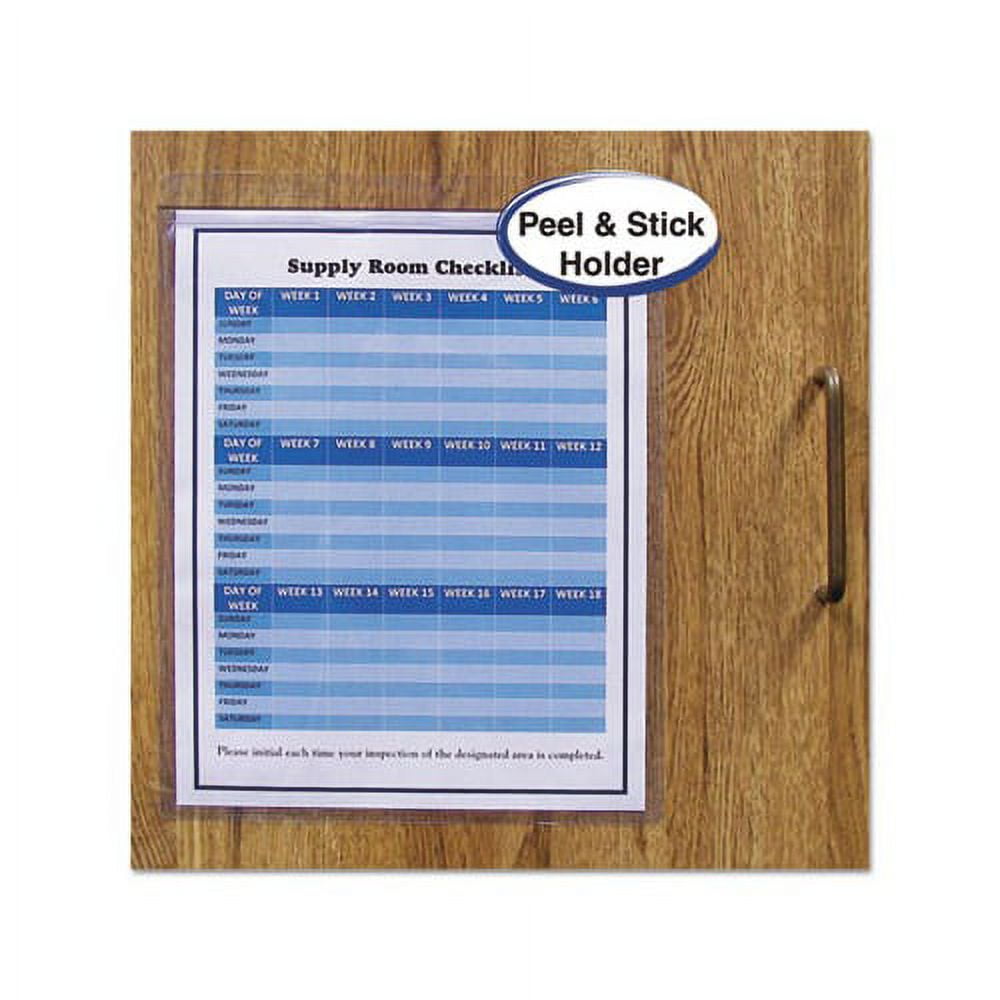 Self-Adhesive Shop Ticket Holders Super Heavy, 50 Sheets, 9 x 12, 50 ...