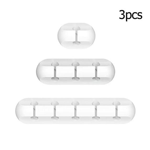Self-Adhesive Silicone USB Cable Winder Clips for Mouse Keyboard Cable ...