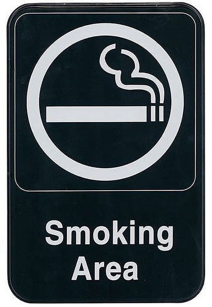 Self Adhesive Smoking Area Sign - Walmart.com