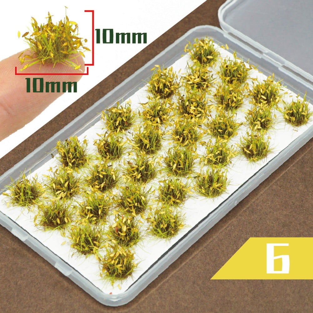 Self-Adhesive Static Grass Tufts Wildflowers Miniature Railway Diorama ...