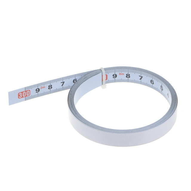 Self Adhesive Tape Measure 300cm Metric Right to Left Read Measuring ...