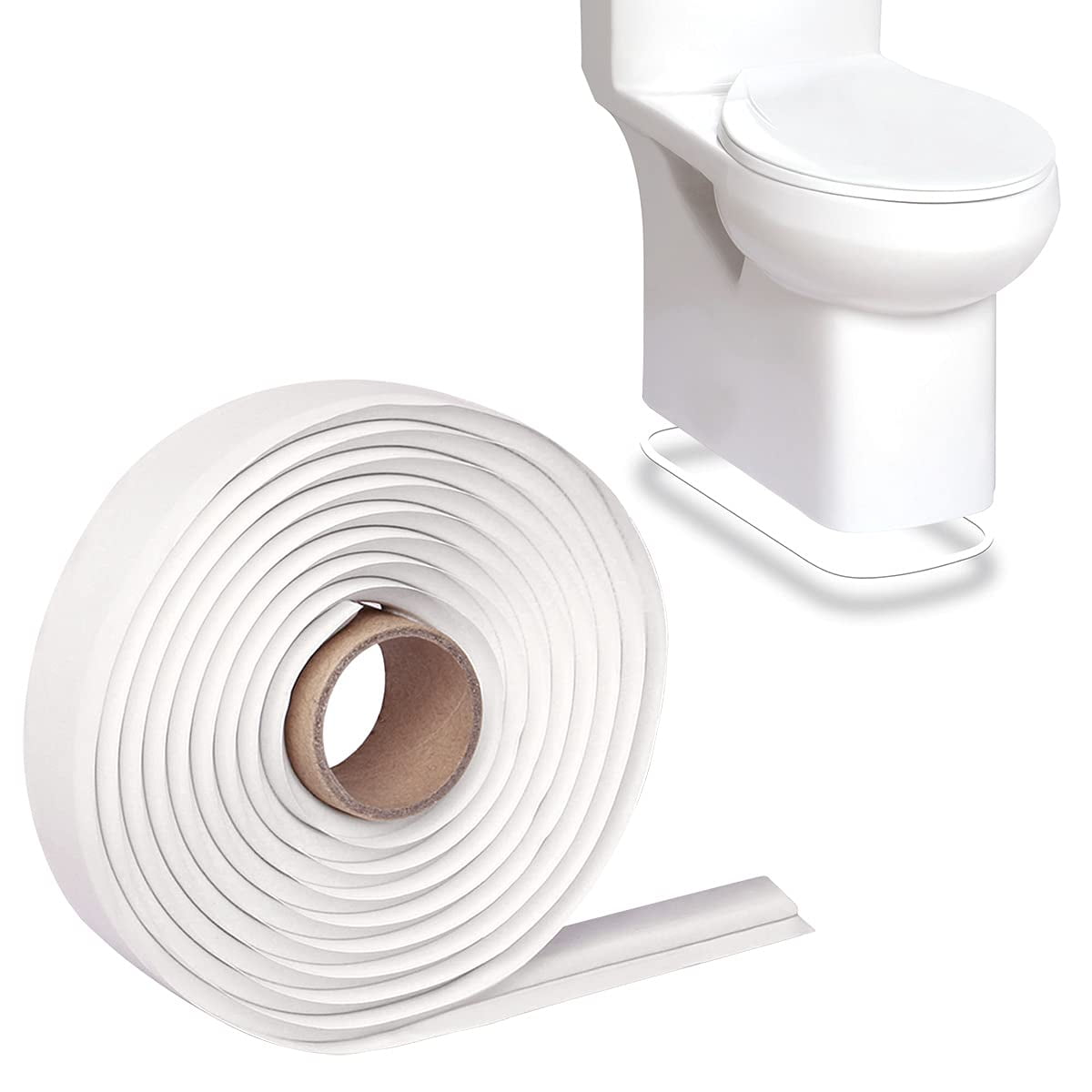 Self Adhesive Tape for Toilet Caulk Tape Self Adhesive Caulk Strip ...