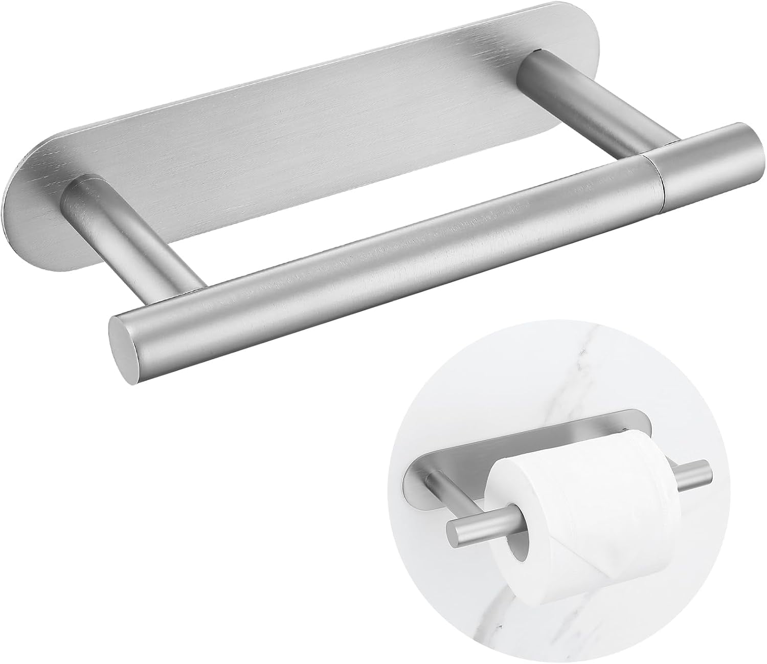Self Adhesive Toilet Paper Holder, SUS304 Stainless Steel Brushed ...