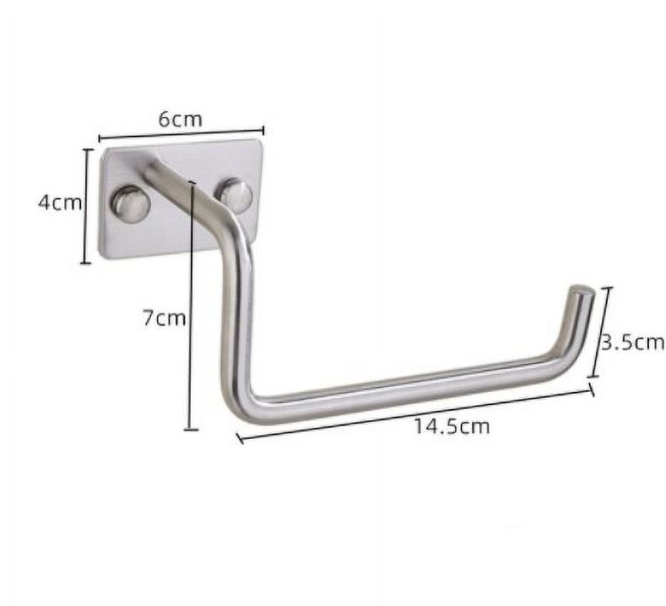 Self Adhesive Toilet Paper Holder Stainless Steel Tissue Paper Roll ...