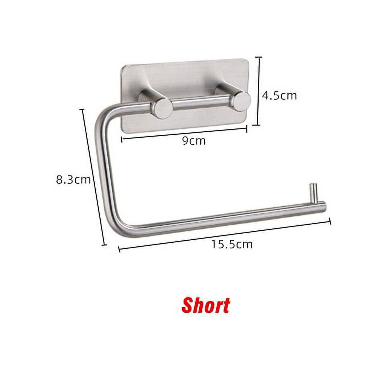 Self Adhesive Toilet Paper Holder Stainless Steel Tissue Paper Roll