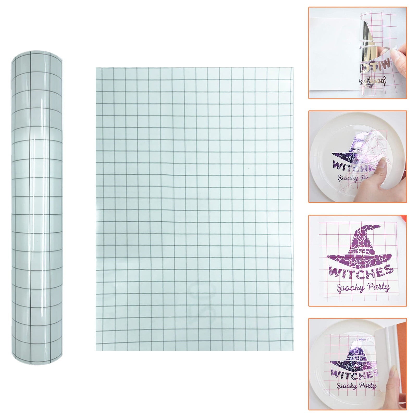 Self-Adhesive Transparent Pvc Vinyl Heat Transfer Sticker (30X20Cm ...