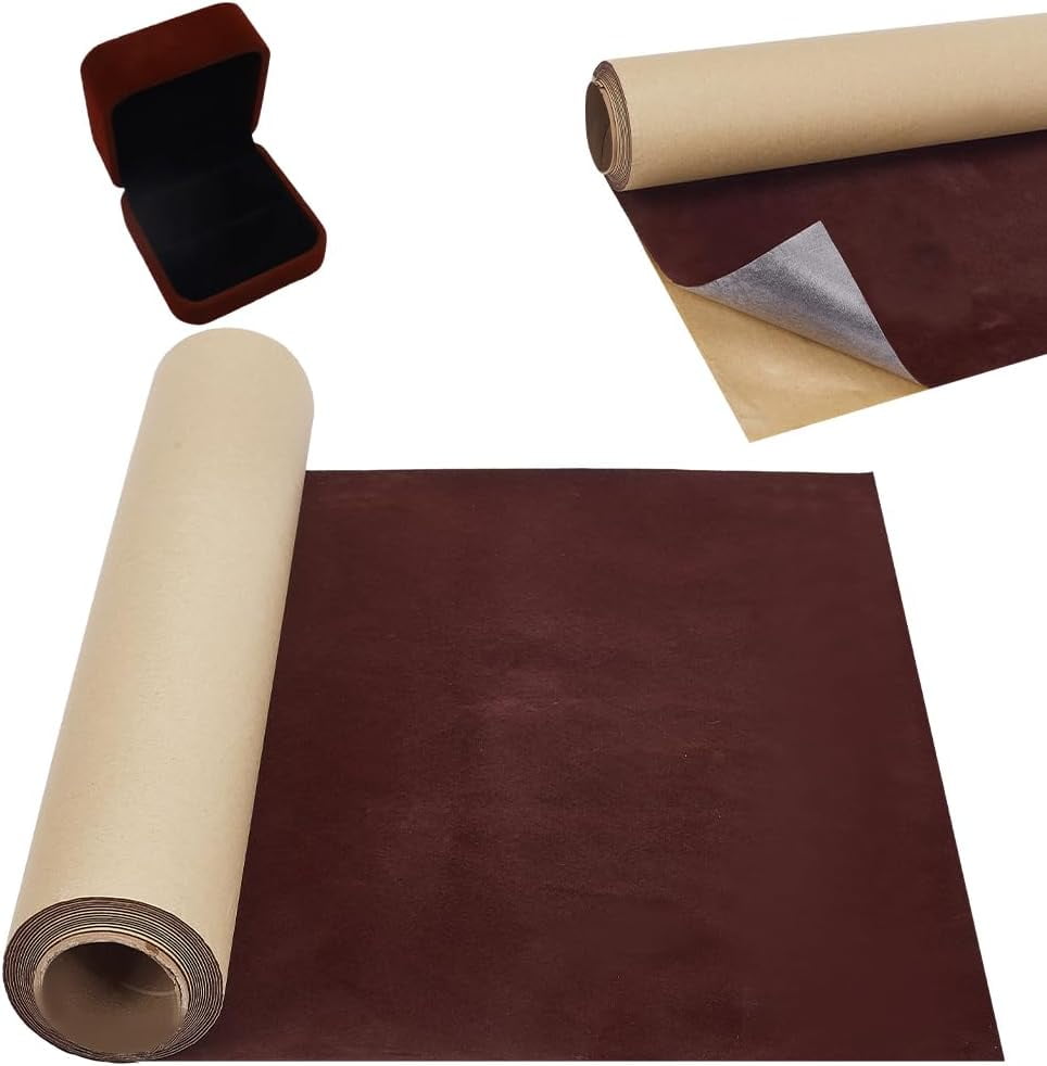 Self Adhesive Velvet Flocking Fabric for Jewelry Drawer Craft Fabric ...