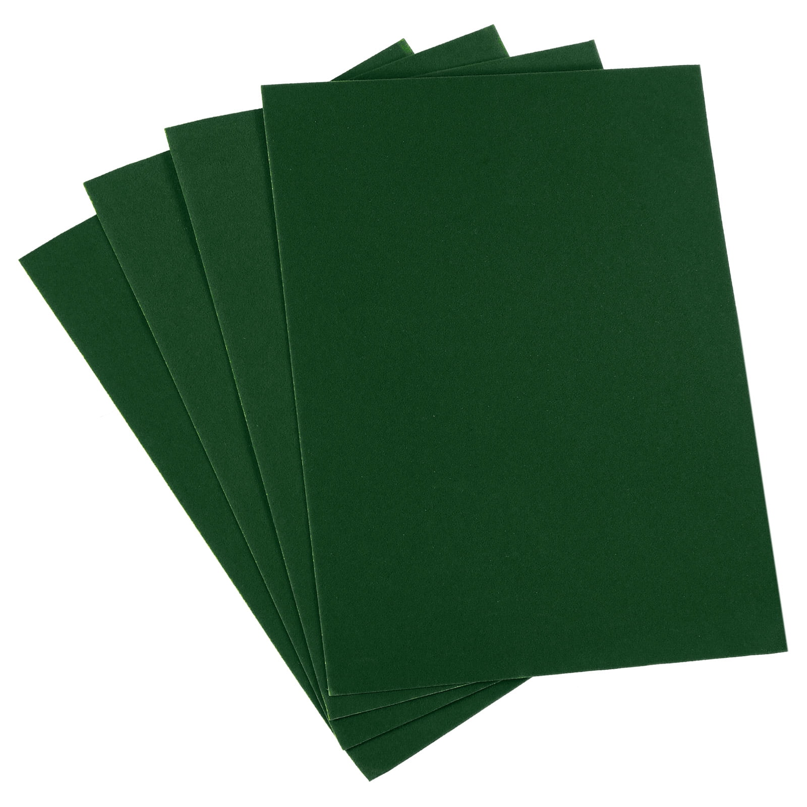 Uxcell Self-Adhesive Velvet Patches, Green, 4 Pack, Repair and ...