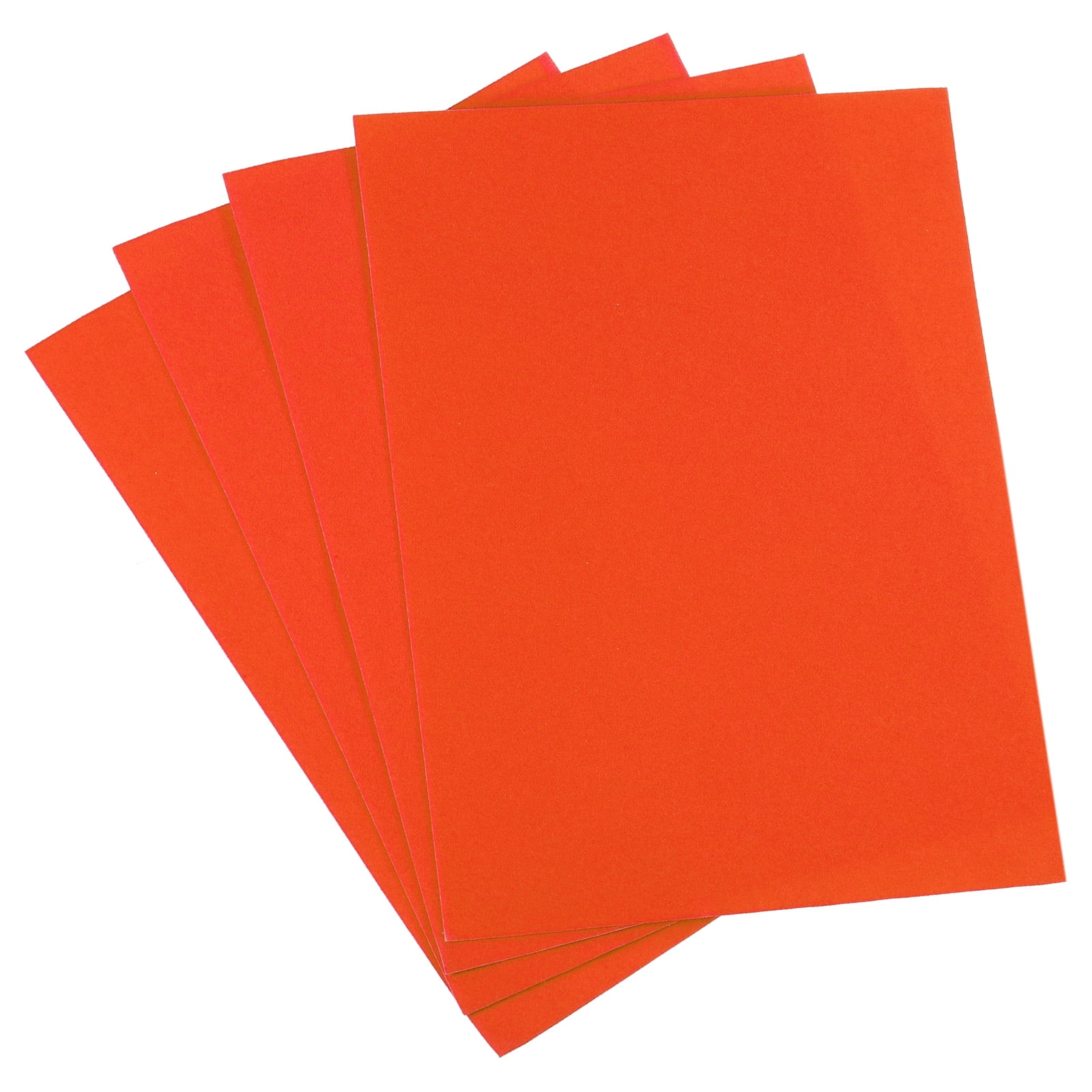 Uxcell Self-Adhesive Velvet Patches Repair Patches Orange 4Pcs ...