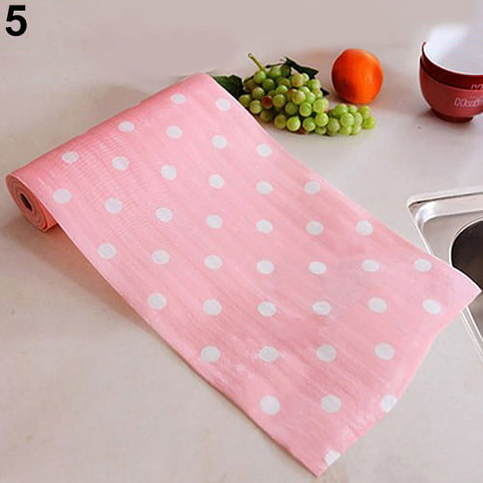 Self Adhesive Vinyl Decorative Floral Shelf Drawer Liner Paper Peel And